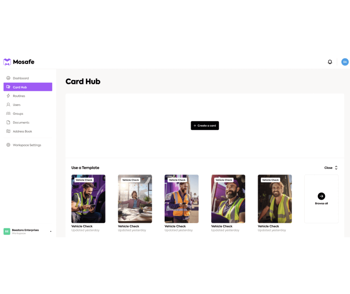Customise industry standard templates